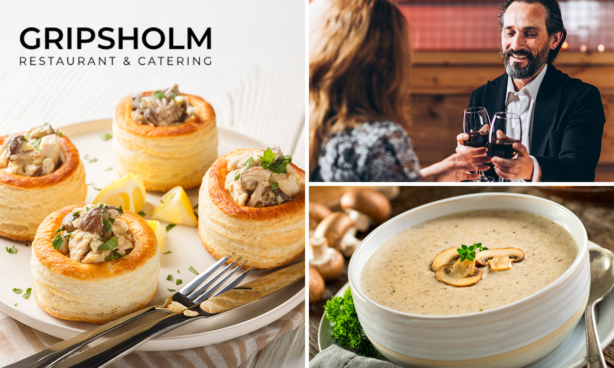 Gripsholm, 4-gangen wildmenu bij Gripsholm bespaar 48% in Kempen via Social Deal